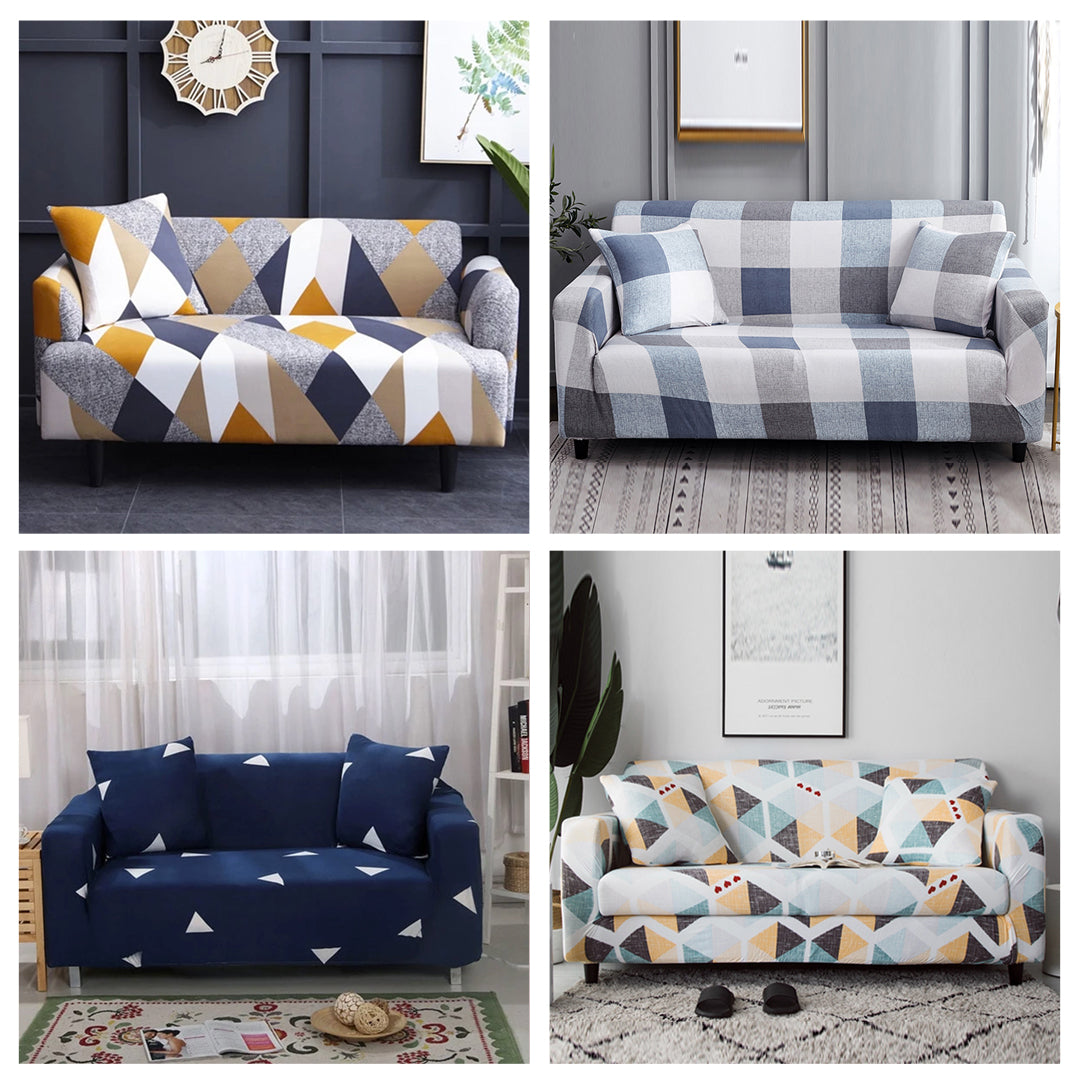 Designer - Patterned Universal Sofa Couch & Cushion Covers – MiracleSofa
